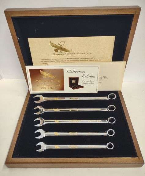 Snap-On Collector Edition 24KT Gold Combination Wrench Set - Kraft ...