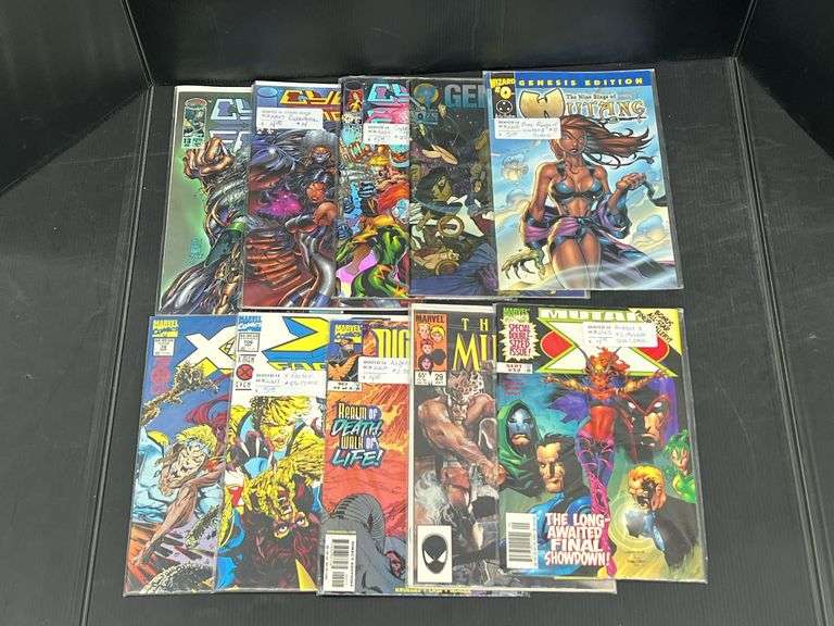 (II) Lot Of Various Comic Books, Brands Include, Marvel Comics, Wizard ...