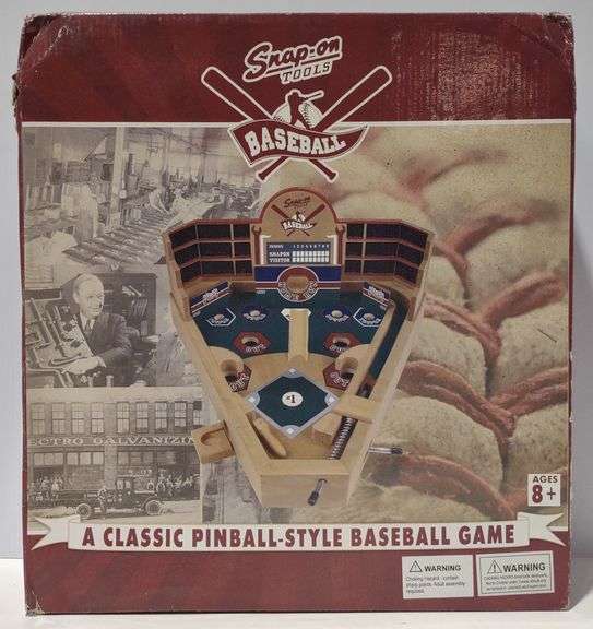 Snap-On Baseball Pinball Tabletop Game (12.512.5"×2") - Kraft Auction ...