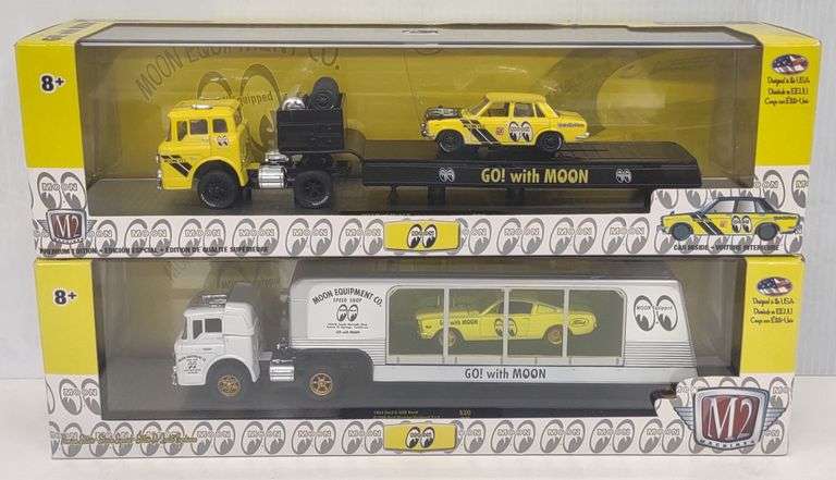M2 Machines 1964 Ford C-950 Truck w/ 1966 Mustang Fastback & M2 ...