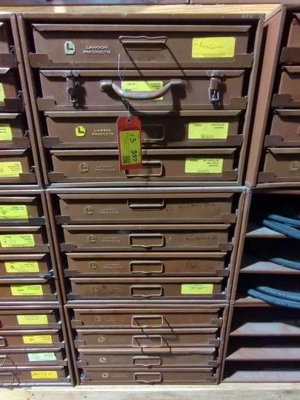 Lawson Industrial Slide Out Storage Cabinet (20"×13"×14") Inc Contents ...