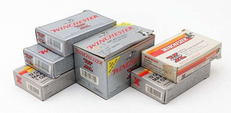 36 Rnds Winchester 12 Ga - 2-3/4in Shotgun Slugs - Kraft Auction ...