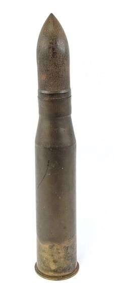 WWII Japanese Inert 37mm Artillery Shell - Kraft Auction Service, LLC