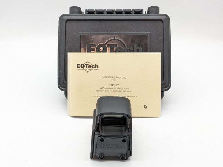 EOTech EXPS3 Holographic Sight w/ Case - Kraft Auction Service, LLC