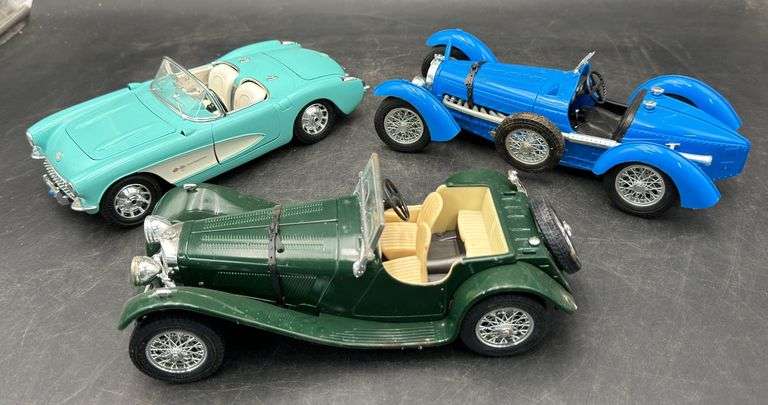 (N) Burago 1/18 Scale Metal Model Toy Cars - Kraft Auction Service, LLC