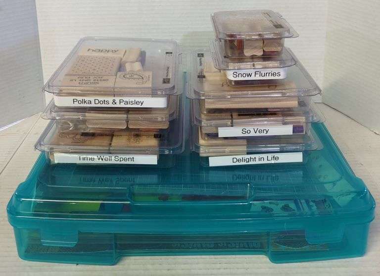 (W) Stampin Up Stamps All Sizes (8 Containers) & Decorative/Craftsman ...