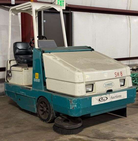Tennant 355 Floor Sweeper with Cab - Kraft Auction Service, LLC