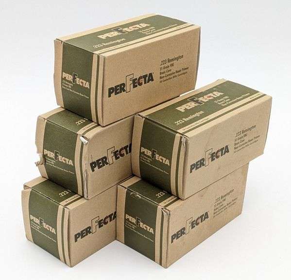 247 Rnds Perfecta 223 REM 55 Gr Cartridges - Kraft Auction Service, LLC