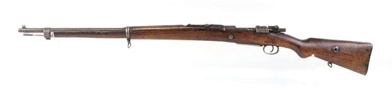 Turkish Model 1893 Mauser 8mm Bolt Action Rifle - Kraft Auction Service ...