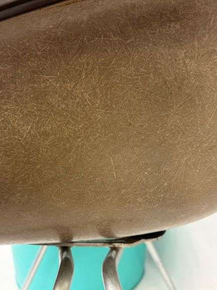 Herman Miller Padded Arm Shell Chair with Foot Rest - Kraft Auction ...