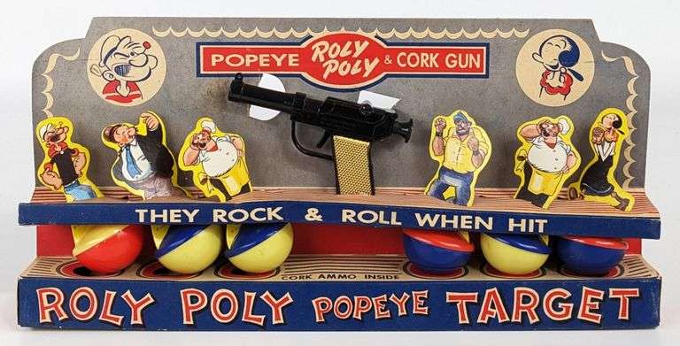 Knickerbocker Popeye Roly Poly Target Game - Kraft Auction Service, LLC