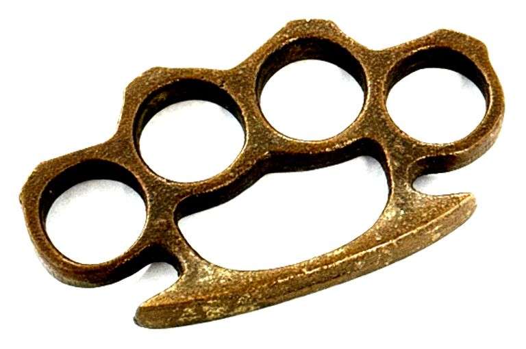 U.S. WWII Custom Made Cast Brass Knuckle Dusters - Kraft Auction ...