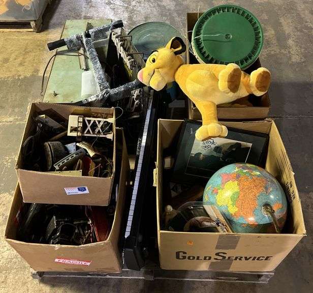 (II) Pallet Including Train items , Globe, Lion King and more - Kraft ...