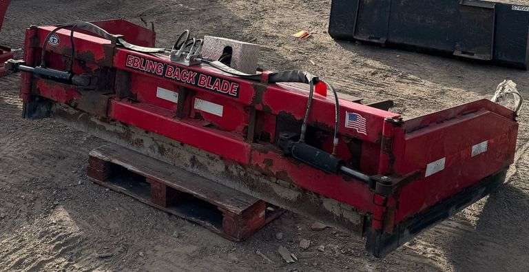 Ebling Back Blade Hydraulic Attachment 89in - Kraft Auction Service, LLC