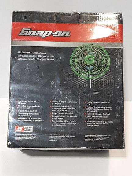 LED Clock Fan - Kraft Auction Service, LLC