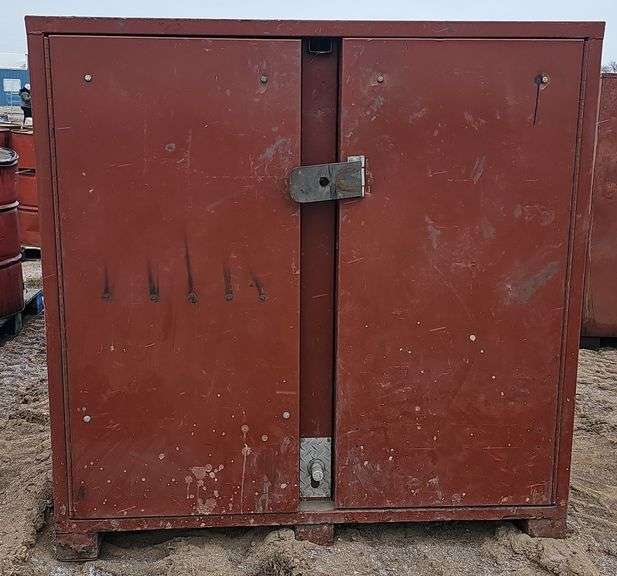 (AI) Worksite Tool Cabinet 30"×60"×61" - Kraft Auction Service, LLC