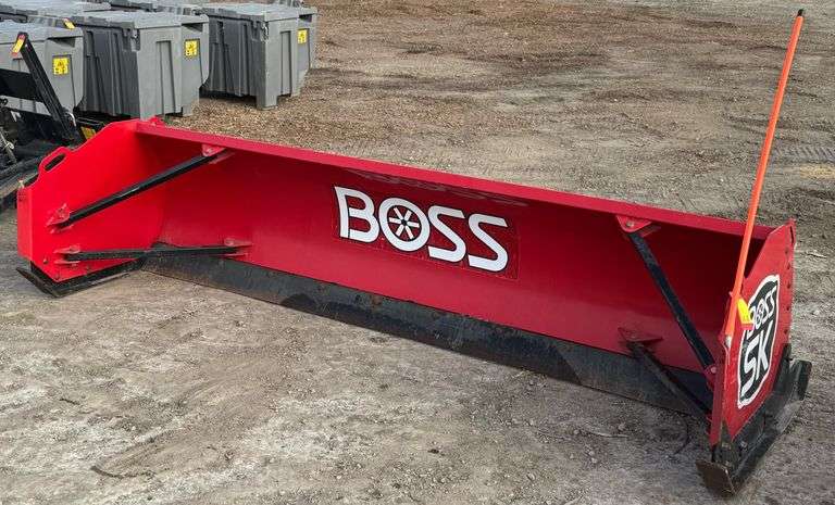 BOSS SK 121in Quick Attach Snow Pusher Blade Crate 10-0 SK BPX TRP ...