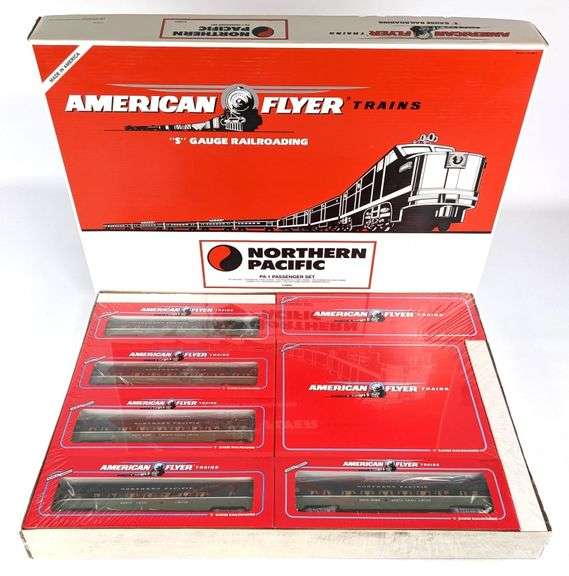 American Flyer Northern Pacific PA-1 Passenger Set - Kraft Auction ...