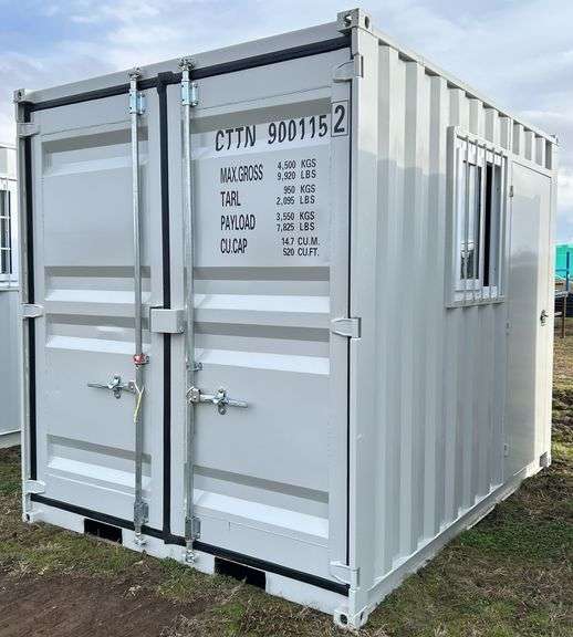 (BV) Office Container, 123”Lx88”Wx99”H - Kraft Auction Service, LLC