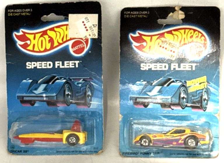 1986 Hot Wheels Mattel Speed Fleet NIB - Kraft Auction Service, LLC