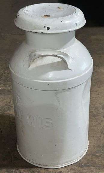 (G) Milk Can 25 Inches tall - Kraft Auction Service, LLC