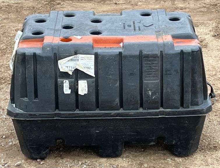 (H) GM Parts Container, Black Plastic. - Kraft Auction Service, LLC