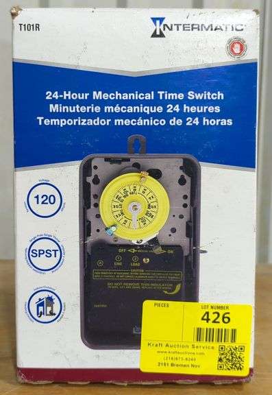 Intermatic 24 Hour Mechanical Time Switch (Model T101R) - Kraft Auction ...