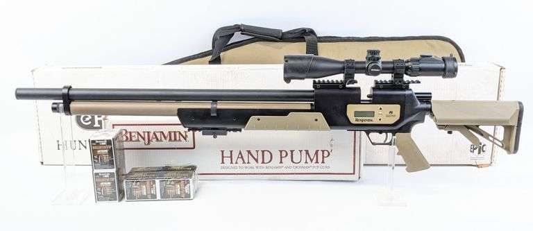 Benjamin Rogue .357 Electro-Pneumatic Air Rifle - Kraft Auction Service ...