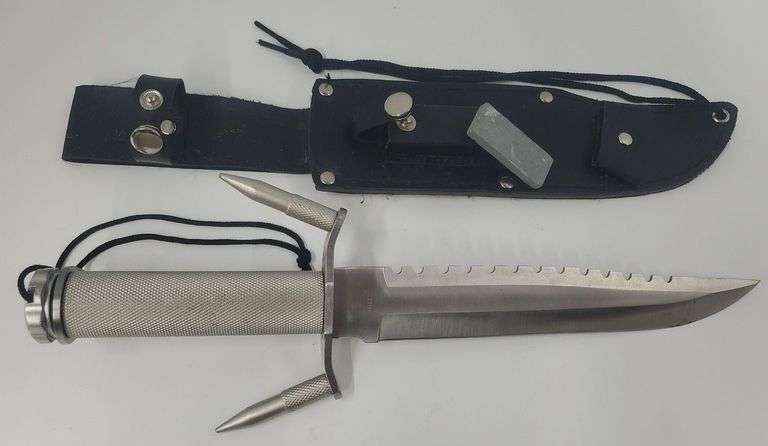 (K) Rambo Style Survival Kit Knife - Kraft Auction Service, LLC