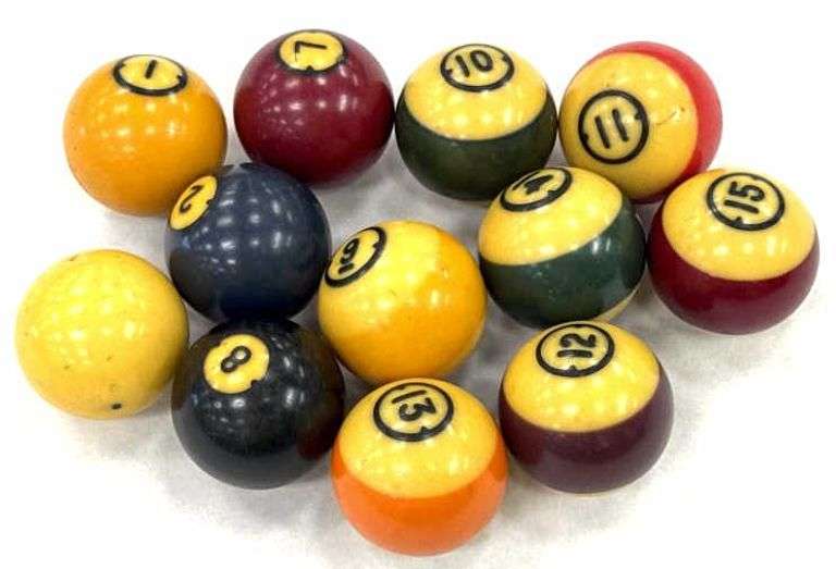 1960s Brunswick Gold Crown Centennia Billiard Ball - Kraft Auction ...