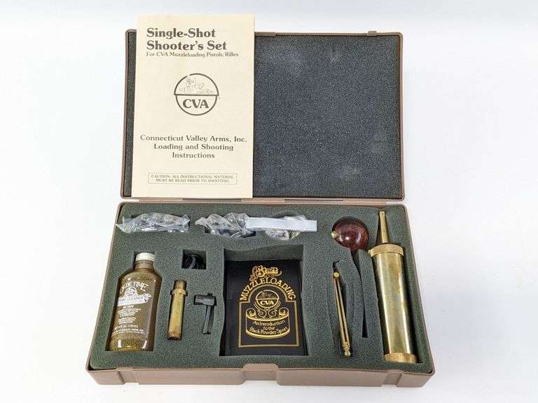 Connecticut Valley Arms Black Powder Shooting Kit - Kraft Auction ...
