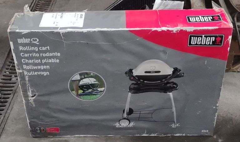 Weber Rolling Cart (Model 6549) - Kraft Auction Service, LLC