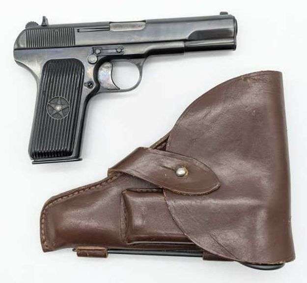 Romanian TTC 7.62 x 25mm Tokarev Pistol w/ Holster - Kraft Auction Service, LLC