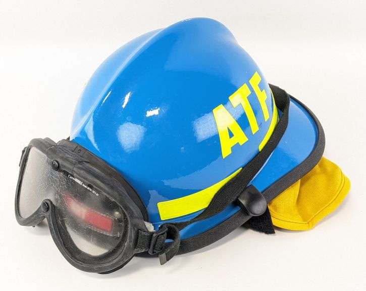 ATF National Response Team Fire Helmet Named - Kraft Auction Service, LLC