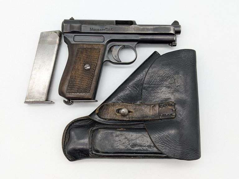 WWI Mauser M1914 7.65mm Semi Auto Pistol w Holster - Kraft Auction ...