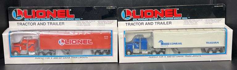 (L) Lionel Tractor-Trailers Scaled For O Gauge And O27 Gauge Model ...