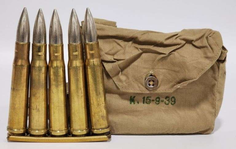 10 Rounds of Live WW2 British Boys .55 Cal AP - Kraft Auction Service, LLC