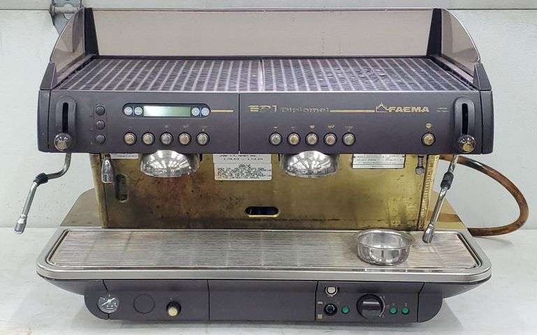 Faema Diplomat Espresso Machine, Model E91 - Kraft Auction Service, LLC