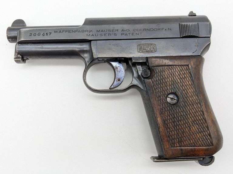 Mauser Model 1914 7.65mm Semi Auto Pistol - Kraft Auction Service, LLC