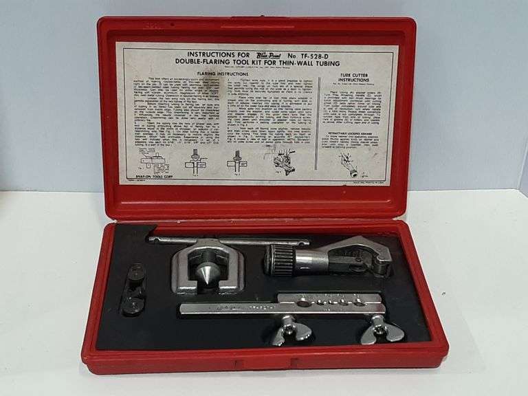 Blue Point Tubing Tool Set - Kraft Auction Service, LLC