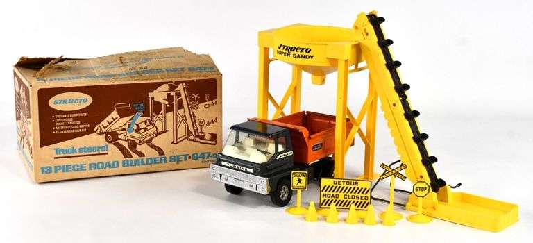 Structo No. 947 Road Builder Set w/ Box - Kraft Auction Service, LLC