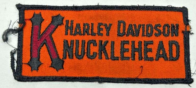 Harley-Davidson Knucklehead Patch - Kraft Auction Service, LLC