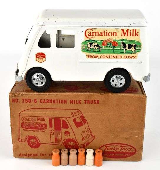 Tonka No. 750-6 Carnation Milk Truck w/ Box - Kraft Auction Service, LLC