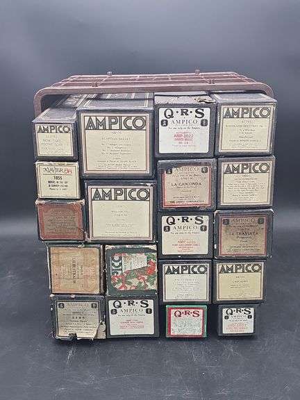 (N) 20 Ampico And QRS Player Piano Rolls - Kraft Auction Service, LLC