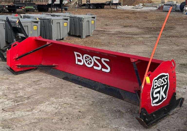 BOSS SK 121in Quick Attach Snow Pusher Blade Crate 10-0 SK BPX TRP ...