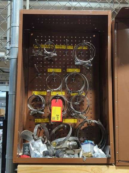 Lawson Industrial Cabinet (20"×32"×12") Inc, Contents Heavy Duty T ...