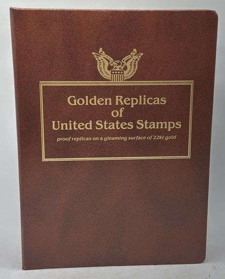 (W) Golden Replicas of U S Stamps 22kt Gold Replicas - Kraft Auction ...