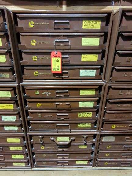 Lawson Industrial Slide Out Storage Cabinet (20"×13"×14") Inc Contents ...