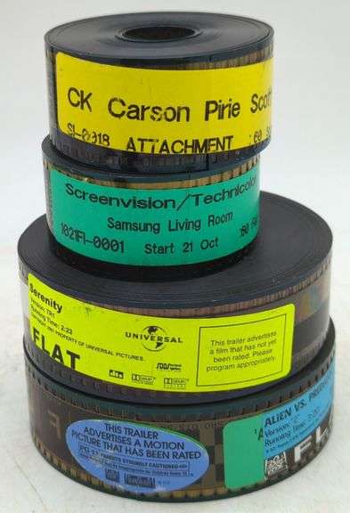 (RS) Universal & 20 th Century Fox. Movie Reels. Serenity and Alien vs ...