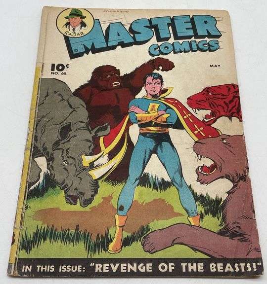 (V) 1946 Master Comics #68 Golden Age Comic Book - Kraft Auction ...